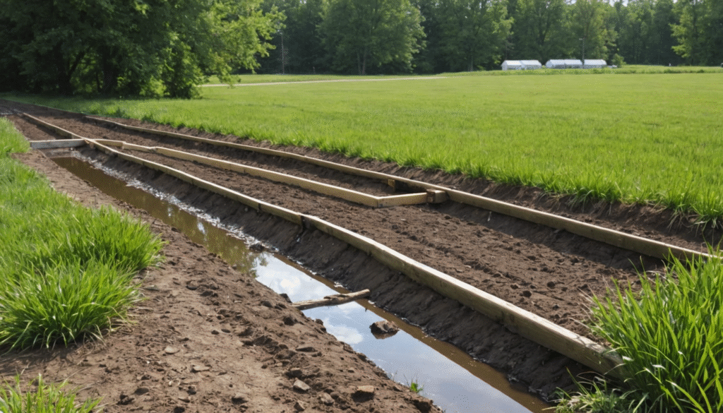 Créer une rigole efficace pour l’évacuation des eaux : un guide ...